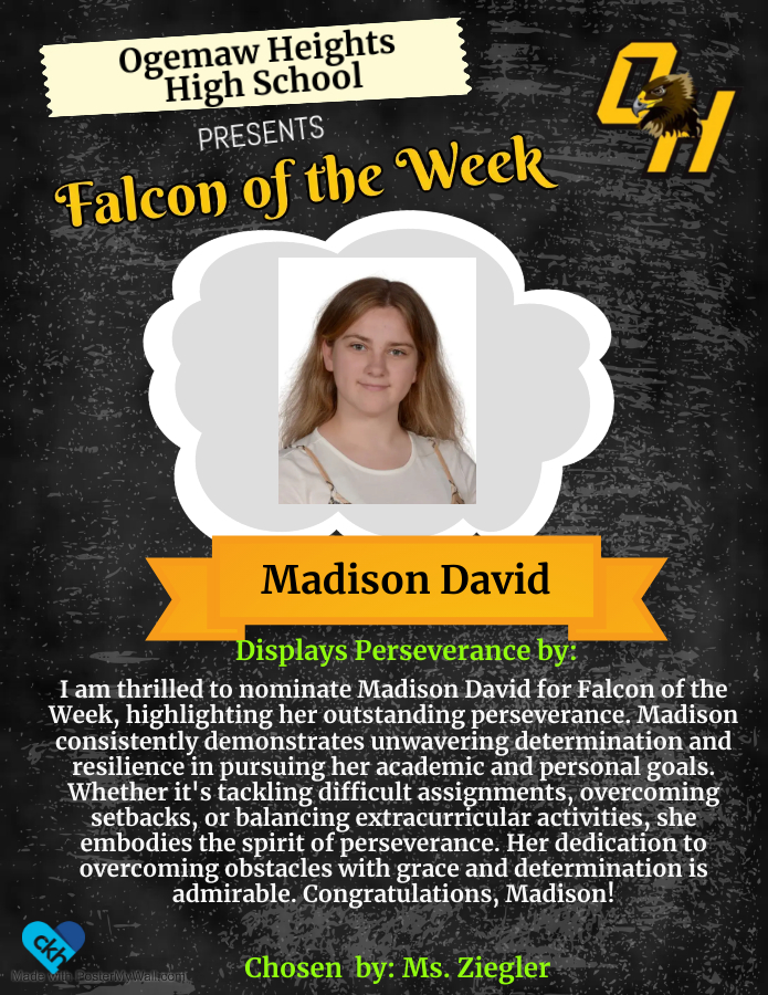 M DAVID FALCON OF THE WEEK - Apr 22, 2024